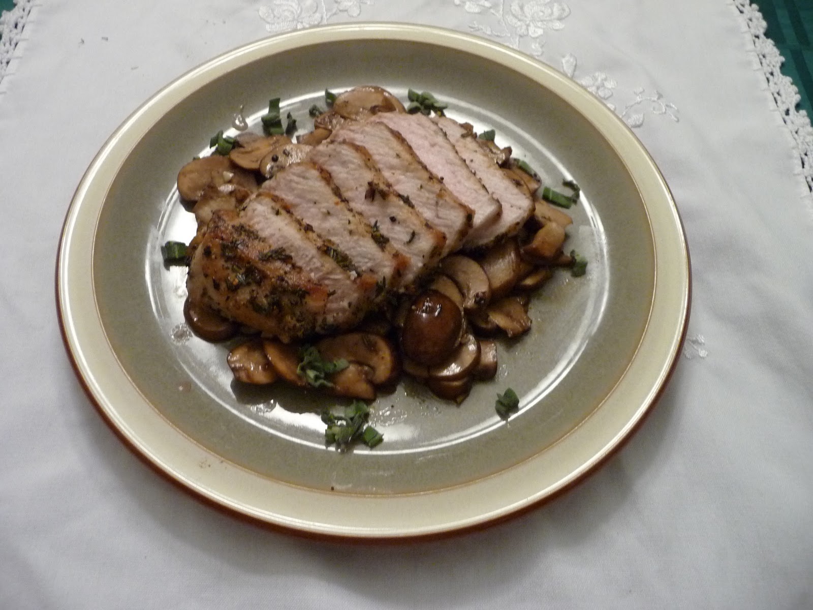 Chef Bolek: Pan Roasted Duroc Pork Chop with Marsala Mushrooms and ...