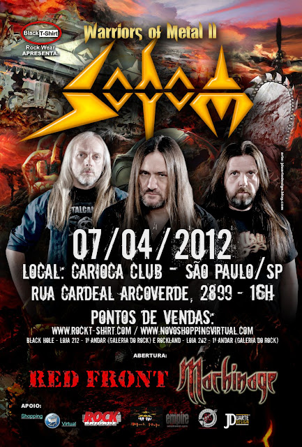 Pilha na Vitrola: Sodom: ingressos à venda em SP e Curitiba