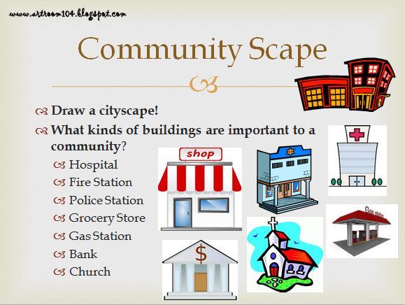 Art Room 104: Community Helpers Cityscape