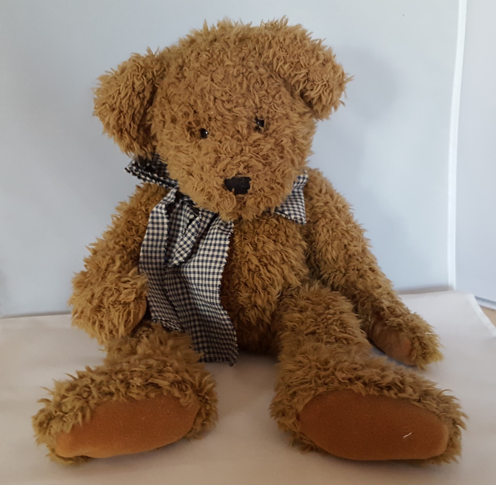 Handmade by Christine: A poorly teddy....