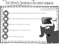 Classroom Freebies Too: Clifford's Christmas - Sequencing