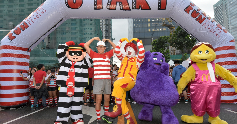 McDo Stripes Run: Run for Reading | Rockstarmomma