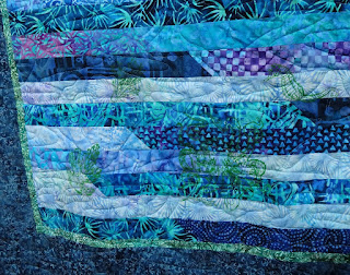 Inch by Inch Quilting: Two underwater quilts