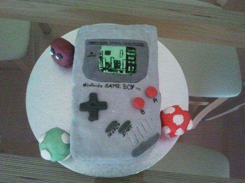 gokuraku: Gameboy cake