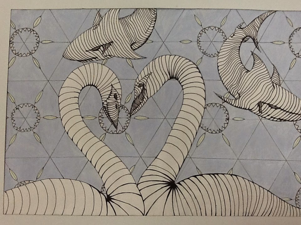 Less Talk, More Art: A middle school art ed blog: Cross Contour Animals