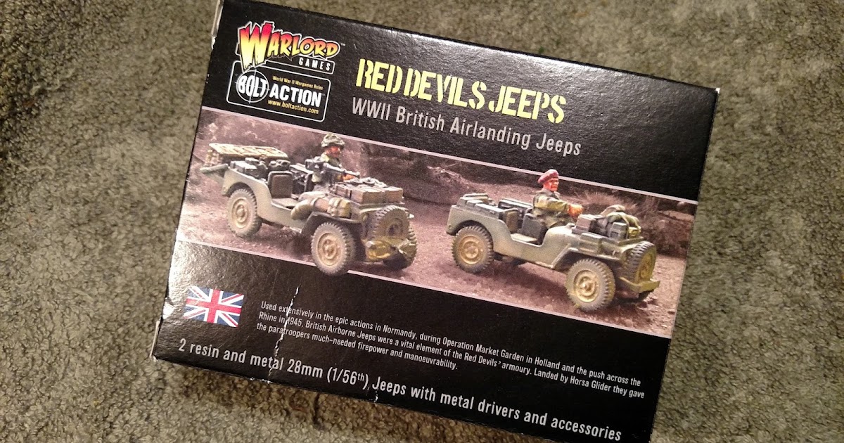 Battleground Hobbies: British Red Devils Jeeps From Warlord Games