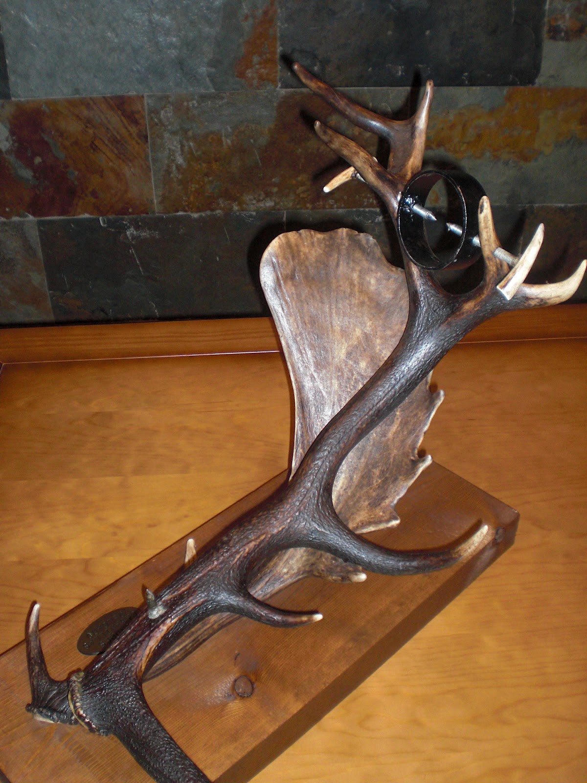 Artesanía en Cuerna de Ciervo La Siberia: JAMONERO CON CUERNA DE CIERVO ...