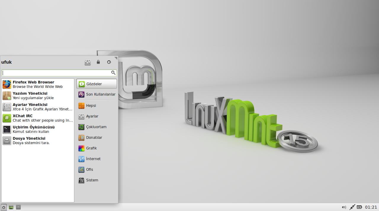 Linux Mint 15 Xfce Kurulum ve İncelemesi | Linux Dünyam