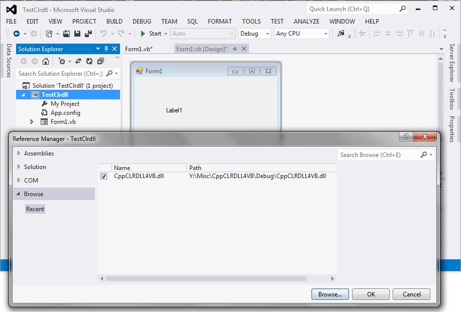Cool-Emerald: Creating Dynamic Link Library (DLL) in C++ and Using it in Visual Basic .NET