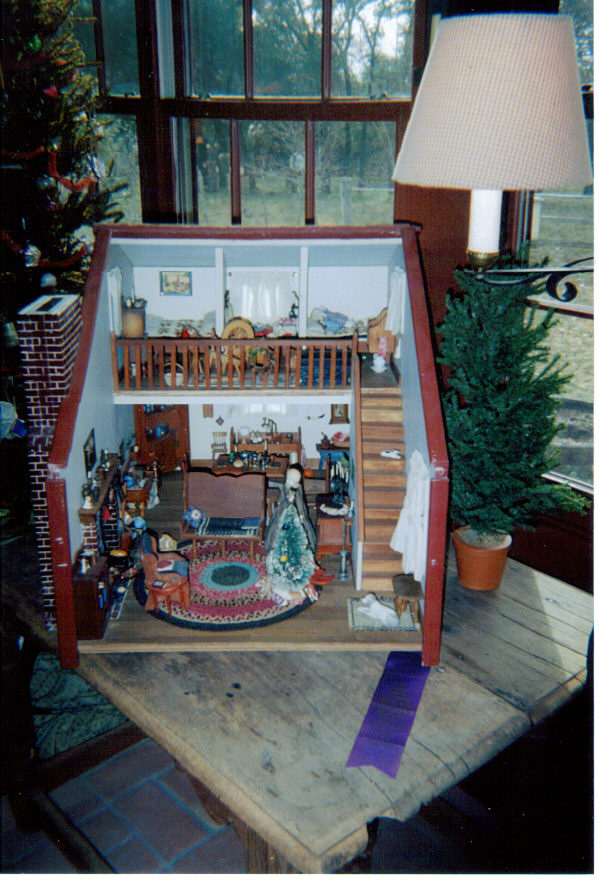 My Red Cape: A Little Red House, my Mother's miniatures