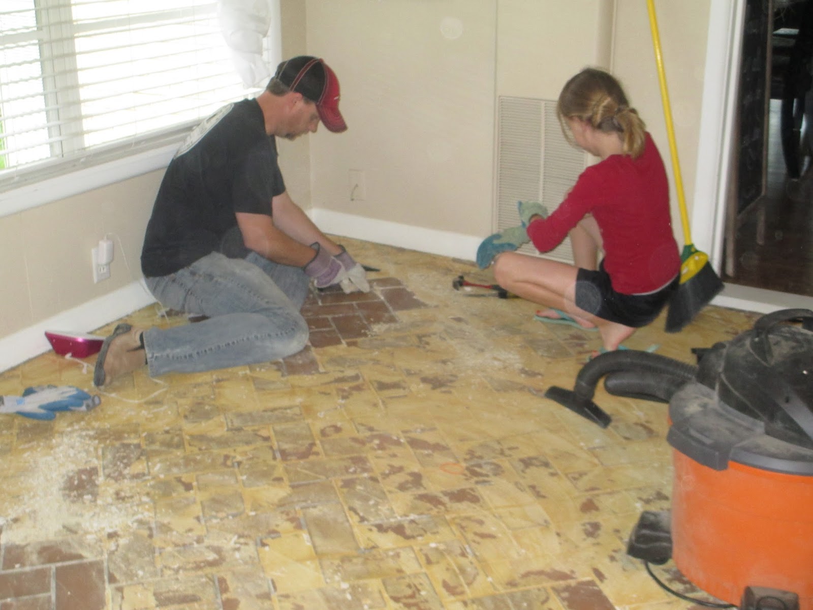 Beth n Rob Blog: Scraping Floors