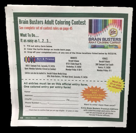 Coloring Contest Rules