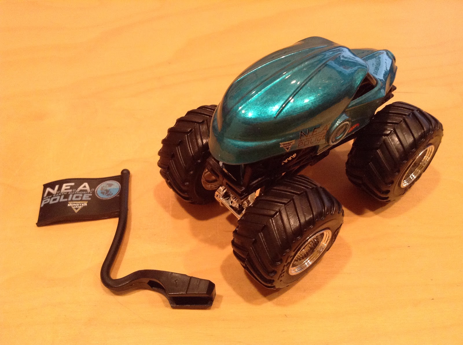JULIAN'S HOT WHEELS BLOG: N.E.A. Police Monster Jam Truck (2017 Tour ...