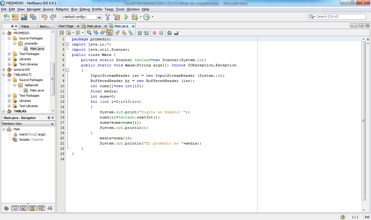 PROGRAMACION: Ciclos-3