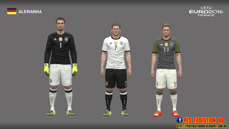 PES 2016 Kitset Alemanha Euro 2016 - Pes Evolution HD