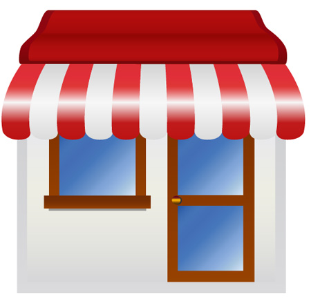 Photoshop Tutorial: cara membuat icon toko onlinetutorial photoshop