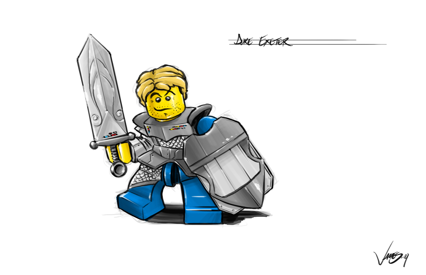 Imagining LEGO Universe: Faction Leader Design: Duke Exeter, Sentinel
