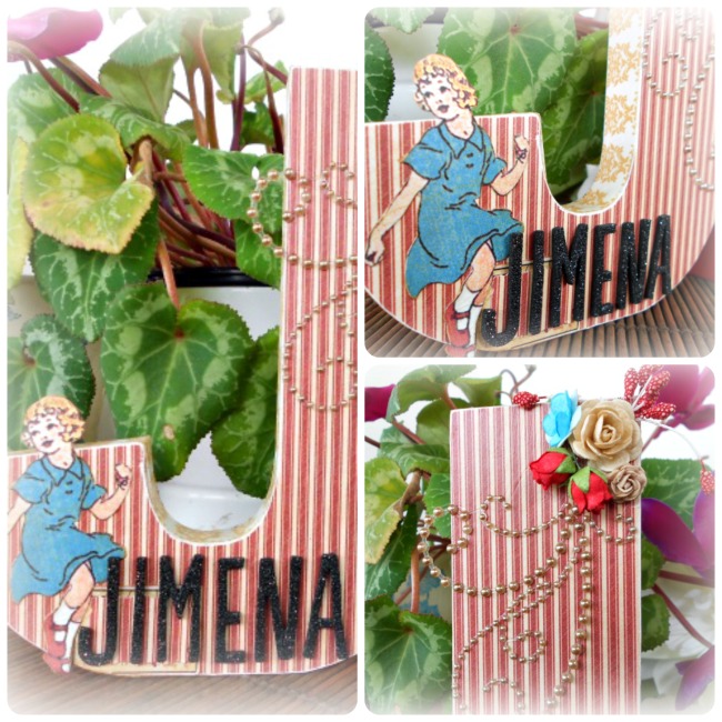 BlanCrafts: Letras I y J para Irene y Jimena