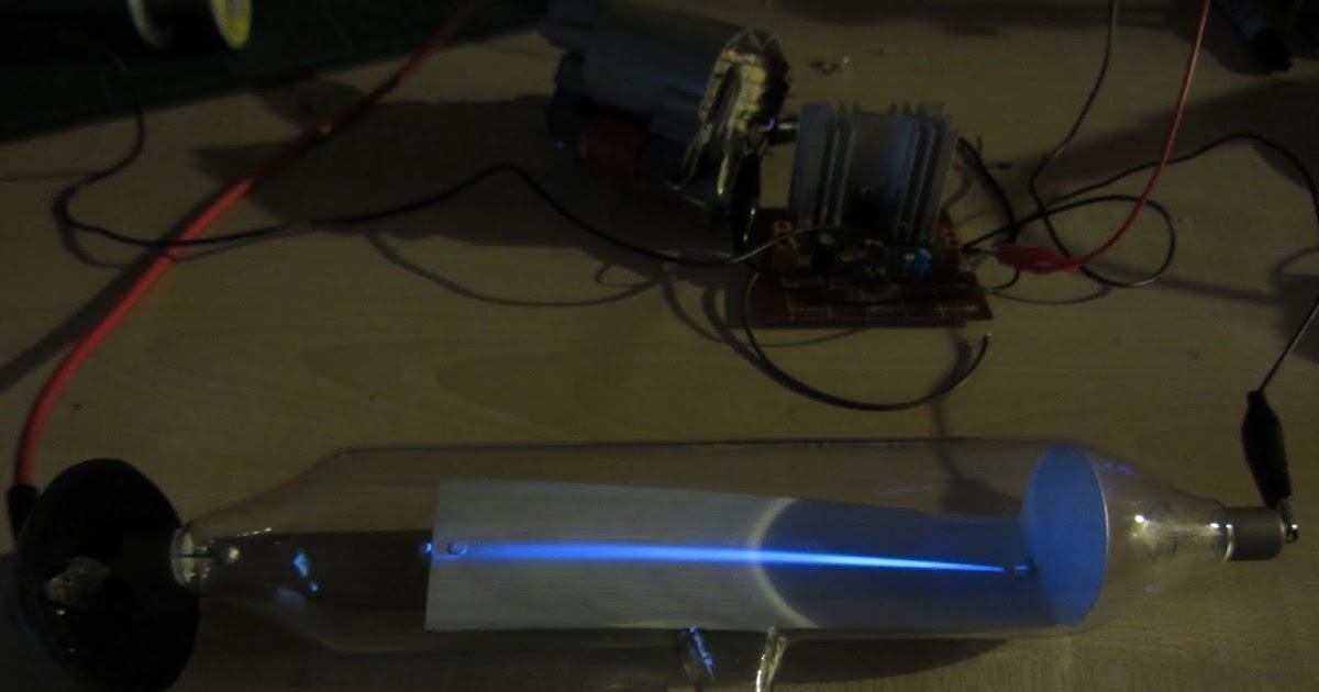 Buxtronix: Crookes Tube - early cathode ray device