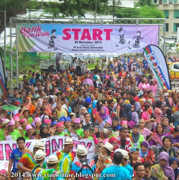 RUNNING WITH PASSION: Batik Fun Walk 2015 - A Celebration of Colourful ...