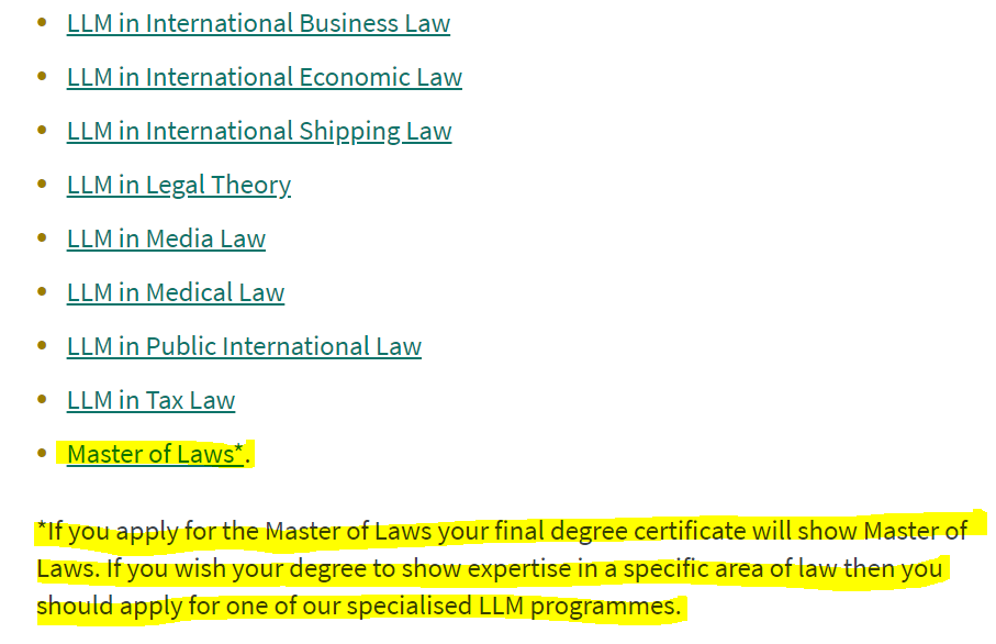 【分享】英國LLM Programme介紹- Part II - 理想人生路上