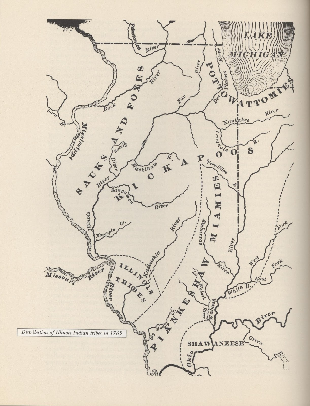 Indian Tribes In Illinois Map - Printable Maps Online