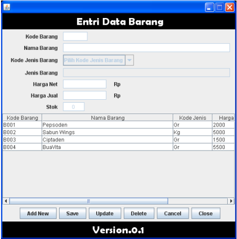 Membuat Desain Form Data Barang Dengan Netbeans - helmyntest