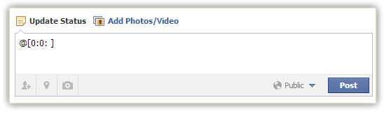 Easily Post a Blank Status on Facebook wall