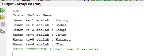 Contoh Penggunaan Array Dengan Object Hewan Java NetBeans