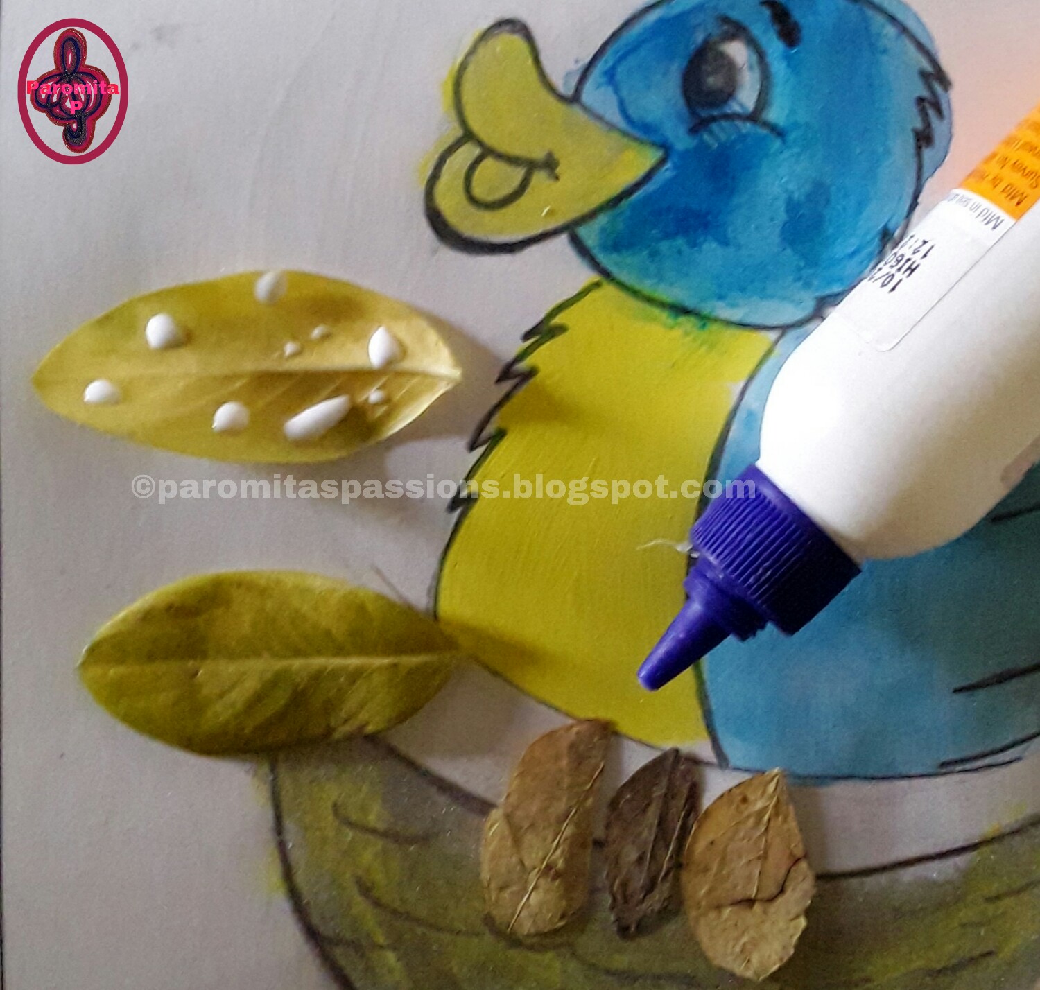 Leaf Pasting Activity - Paromita's Passions