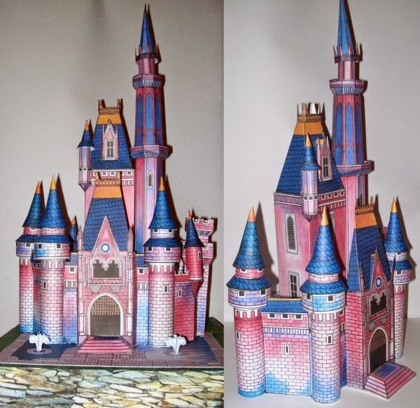 Vintage Disney: Cinderella Castle Paper Model
