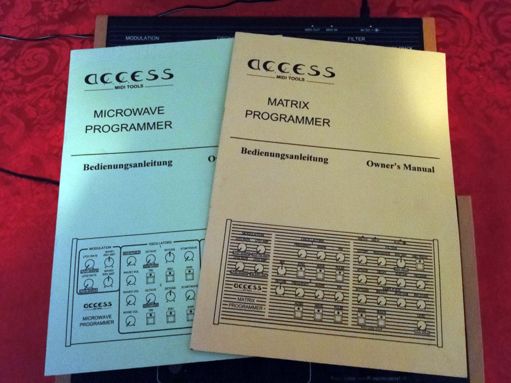 MATRIXSYNTH: Access Programmers for Waldorf Microwave 1 & Oberheim Matrix 1000 6 6R