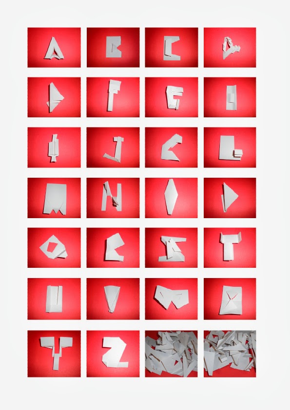 Gregory Dyke A2 Unit 3: Folding/cuttings paper into letters