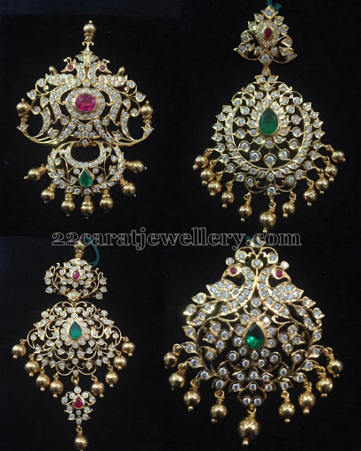 Closed Setting Diamond Pendants - Jewellery Designs