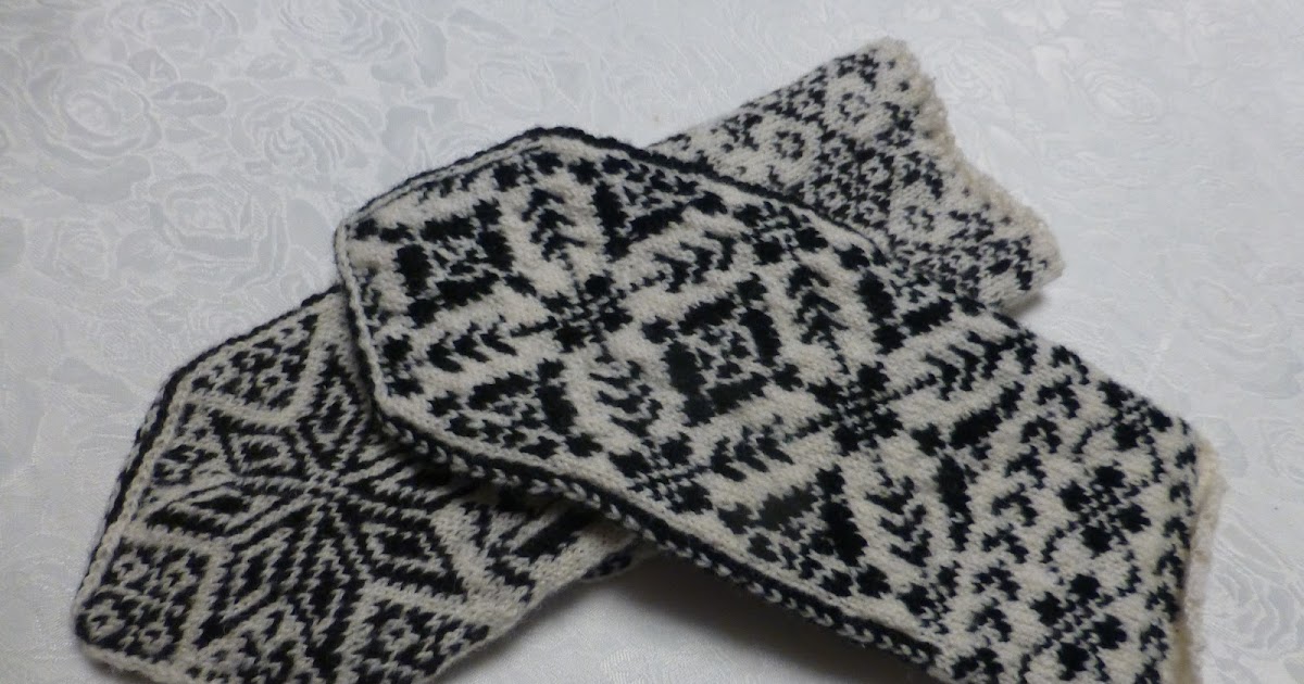 Østerdalsbrura: Fine men's selbu mittens. Free pattern! / Finmaskede ...