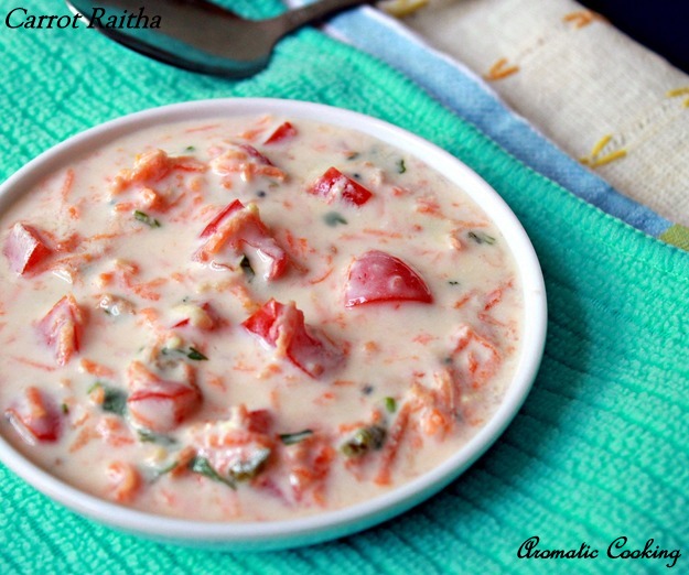 Aromatic Cooking: Carrot Raitha