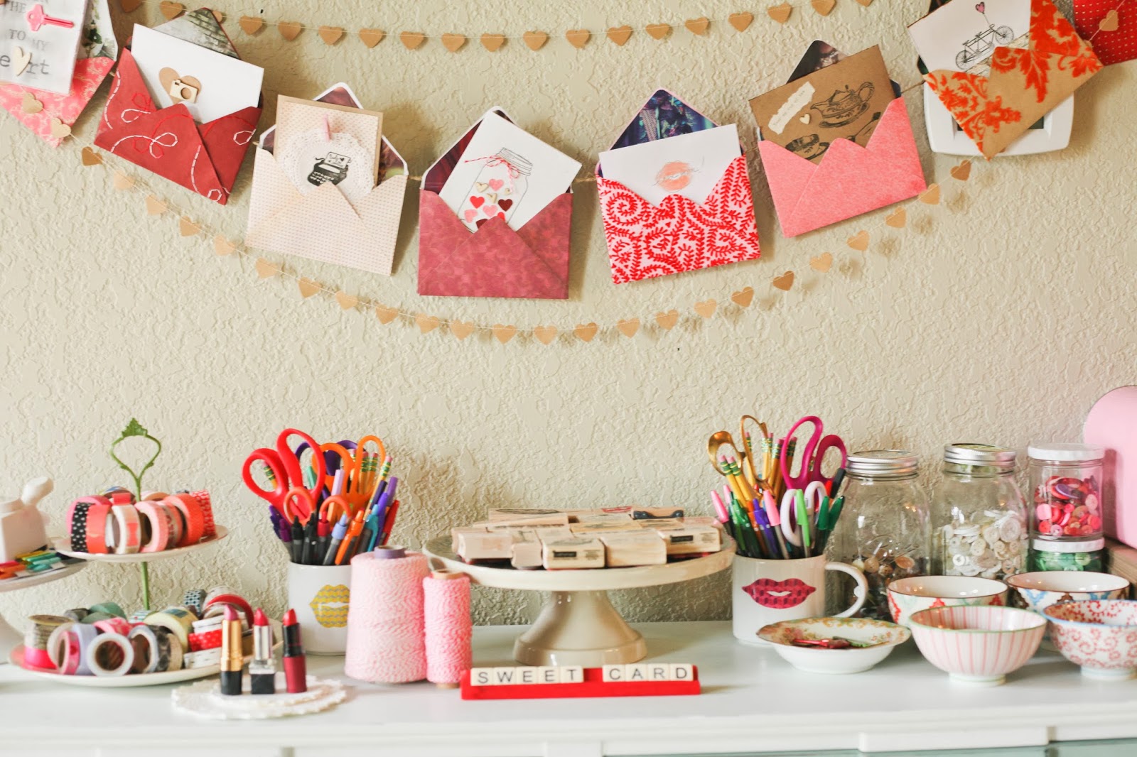 vintage pretty: Valentines Card Making Party ♥