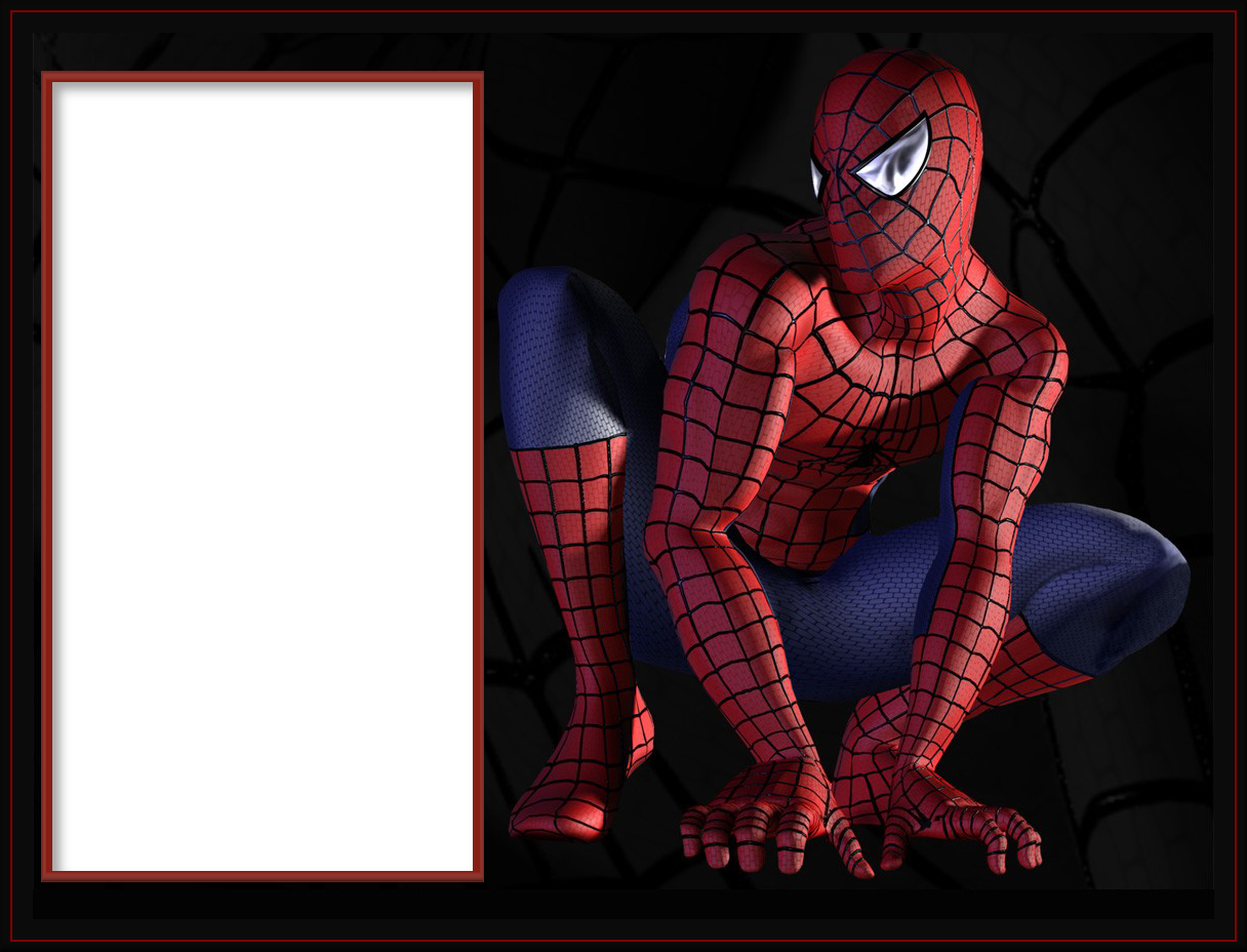 Marcos infantiles disney pack.14 (spiderman) png