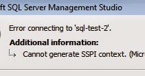 Настройка SPN для MS SQL Server - просто : Немножко всего .. из жизни ...