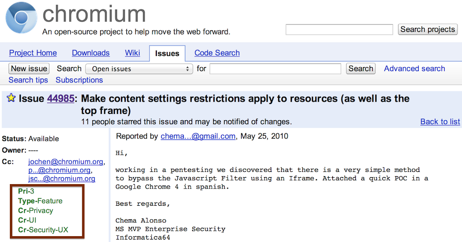 Un informático en el lado del mal: Google Chrome: 39 versiones y 5 años ...