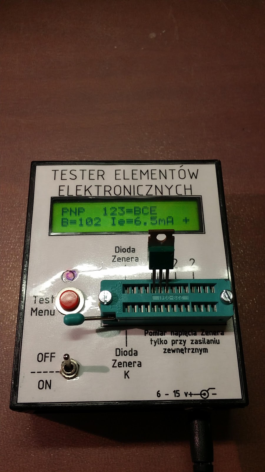 Electronic Wizard: AVR Components tester