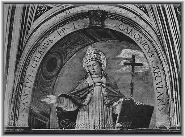 Los Papas, Vicarios de Cristo: San Gelasio I, Papa