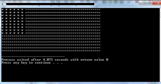 Write a program in C++ to print an American flag on the screen ...