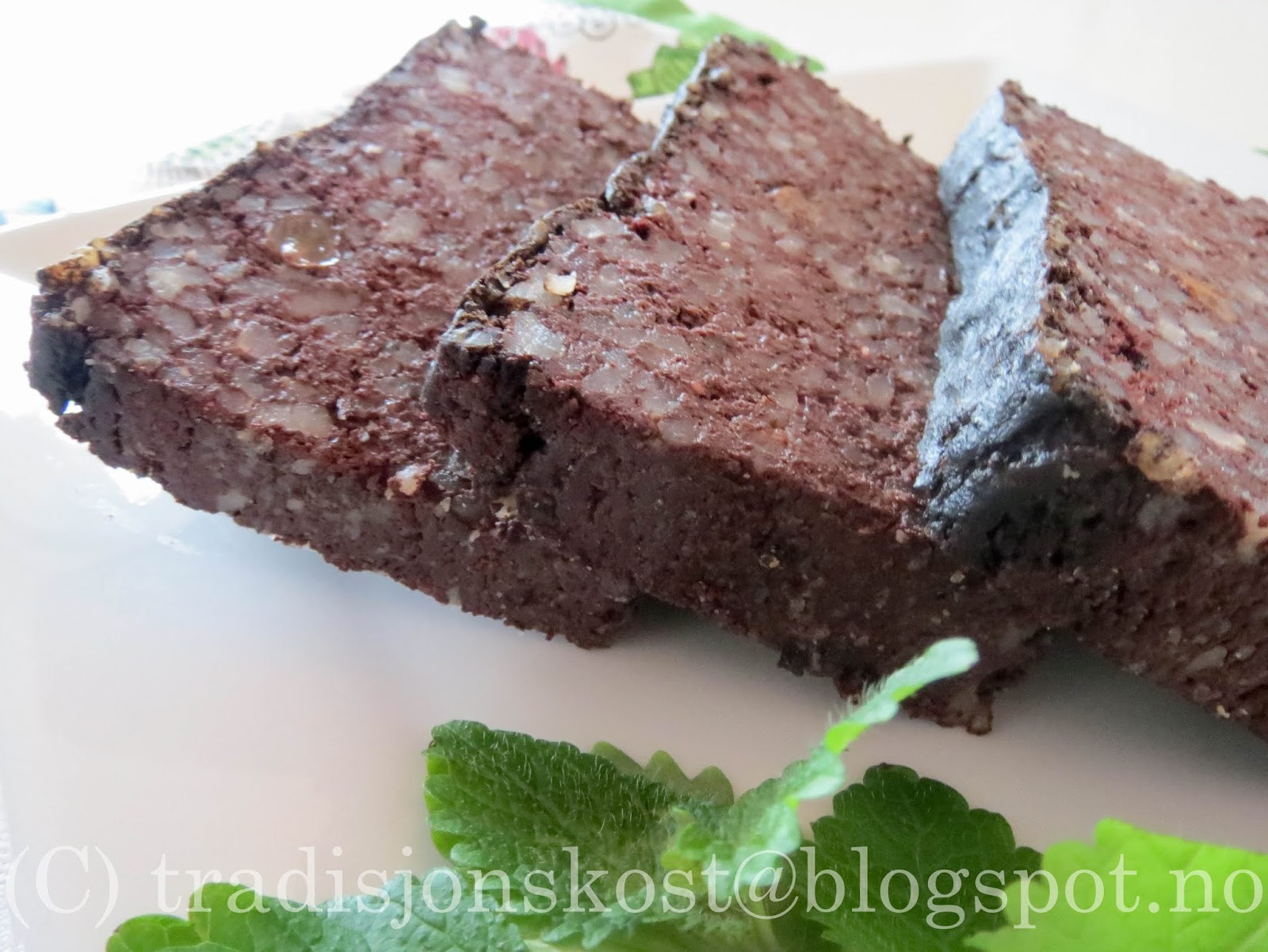 Tradisjonskost: Hjemmelaget Blodpudding!