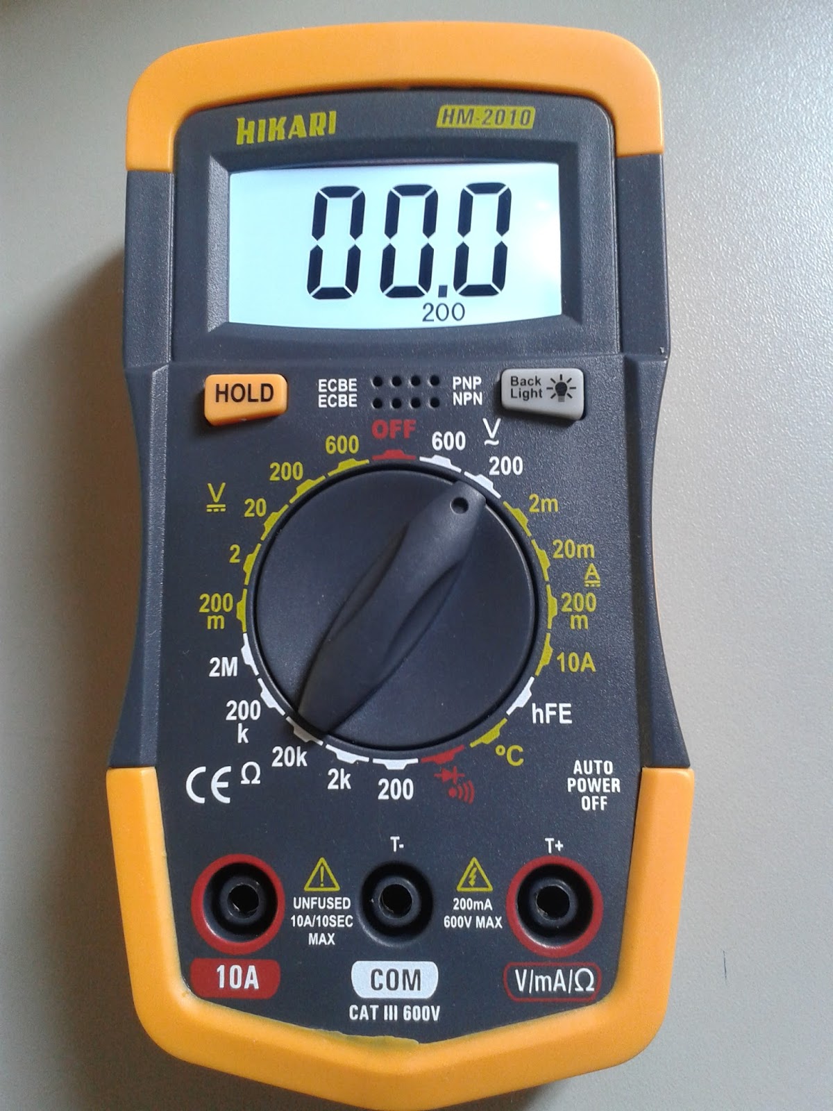 DICA - Multímetro Digital Hikari HM-2010, Multímetro de Custo/Beneficio ...