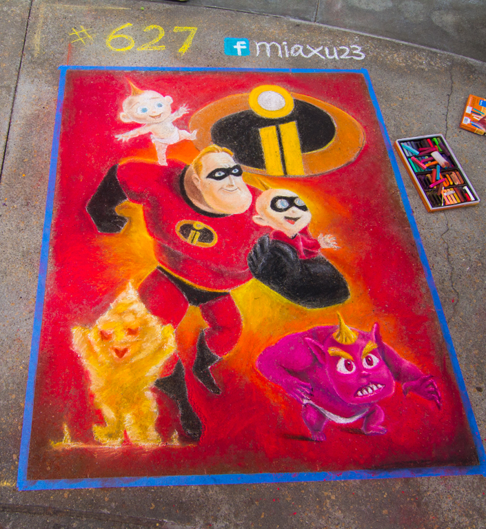 Tales of the Flowers: 2018 Pasadena Chalk Festival - Sunday Day 2