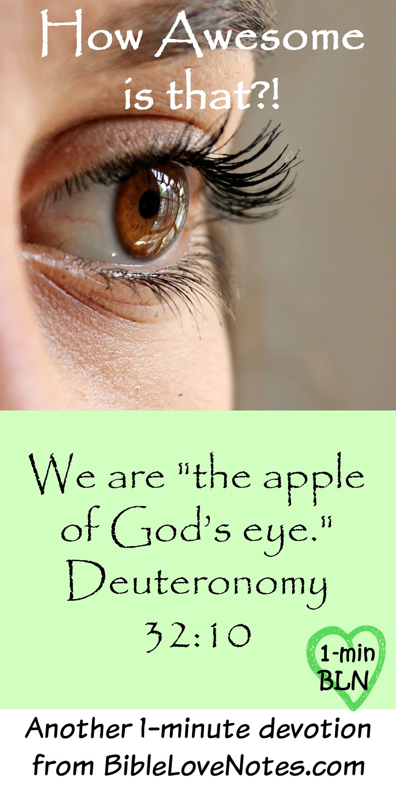 1-Minute Bible Love Notes: Apple of His Eye