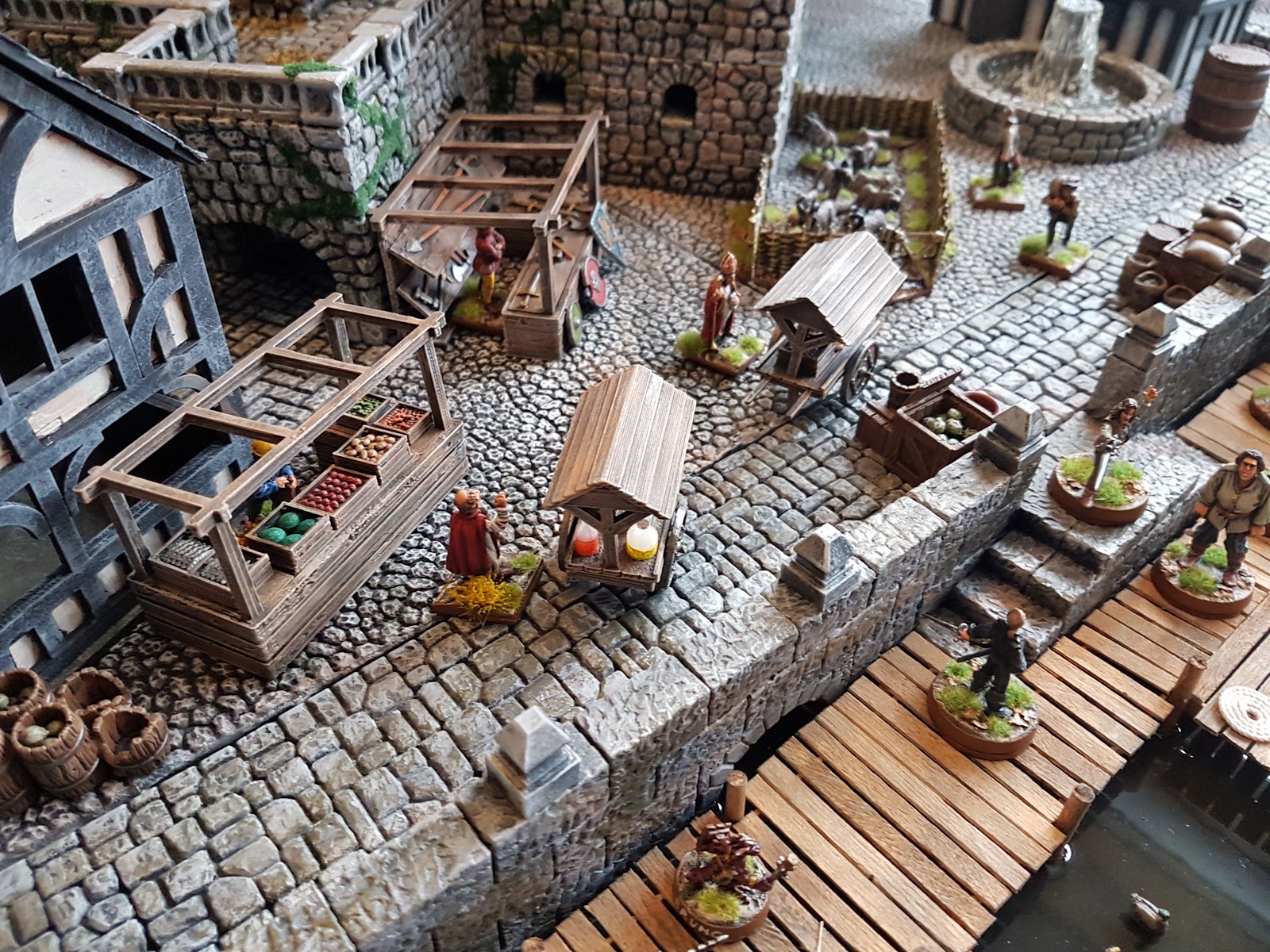 Yith's Wargaming Blog: Building Medieval Docks #7 - Complete