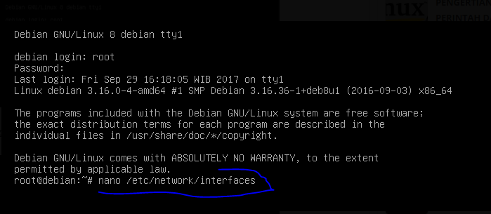 CARA SETTING NETWORKING DI DEBIAN - DhenaSutisna