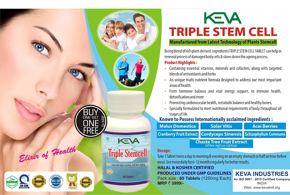 Natural way to health and wellness: Triple Stem Cell Tablets - treat ...